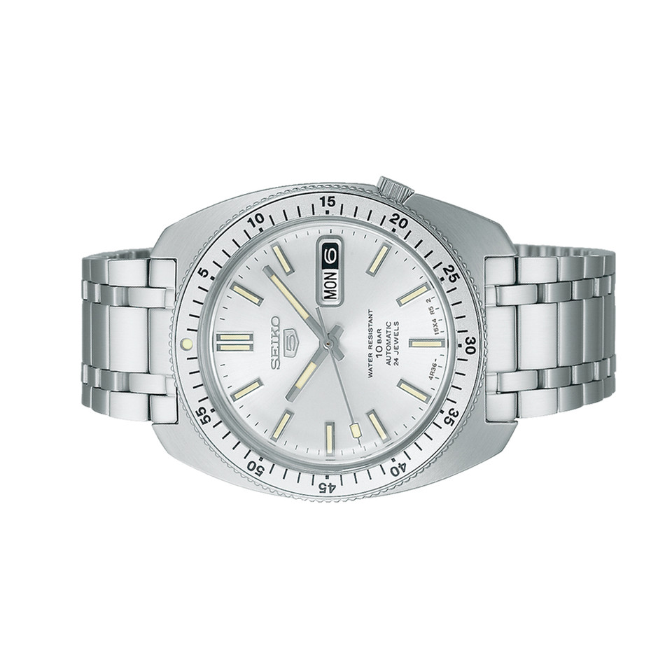 Seiko Limited Edition "Gene Kranz" Silver Dial Watch #SRPL91