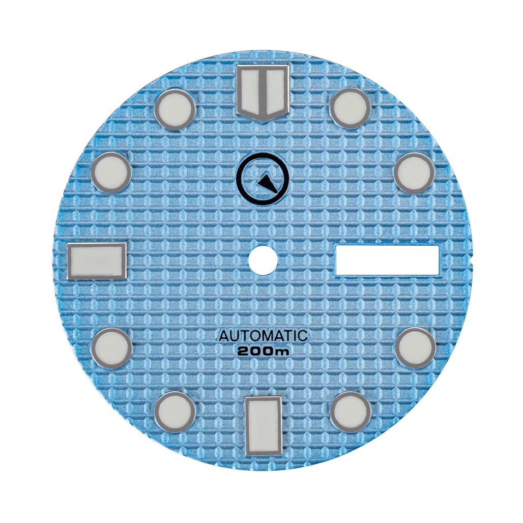Light Blue Waffle Dial for Seiko 7S26, NH36, and 4R36 Automatic ...