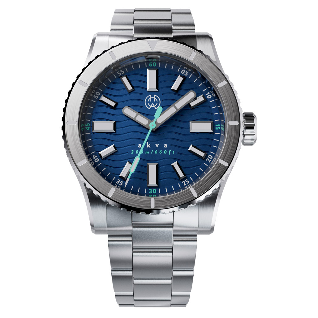 Henry Archer Akva Automatic Dive Watch with Ocean Cyan Dial #HAC-AKV ...