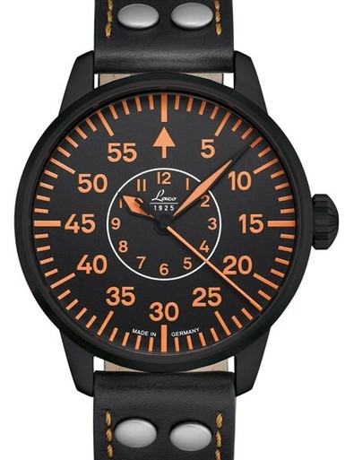 Laco Mantua Type B Dial Automatic Pilot Watch, Sapphire Crystal #861966PVD