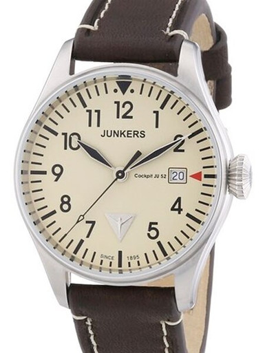 Junkers Cockpit JU52 Series Pilot Watch with Aviator Instrument Hands ...