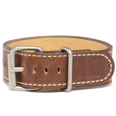 Bertucci Montanaro Survival Horween Leather Watch Strap with Stainless ...