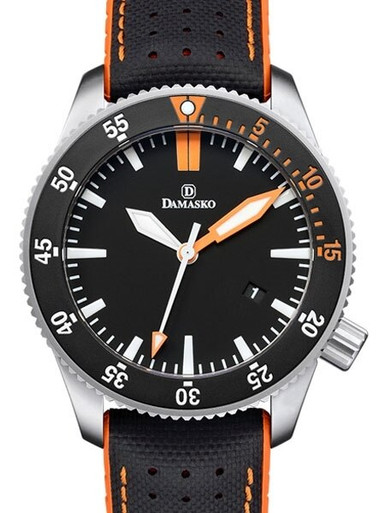 Damasko DSub3 Swiss Automatic Dive Watch with Rotating Dive Bezel and ...