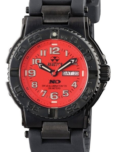 Reactor Trident 200 Meter Dive Watch with Never Dark Illumination ...