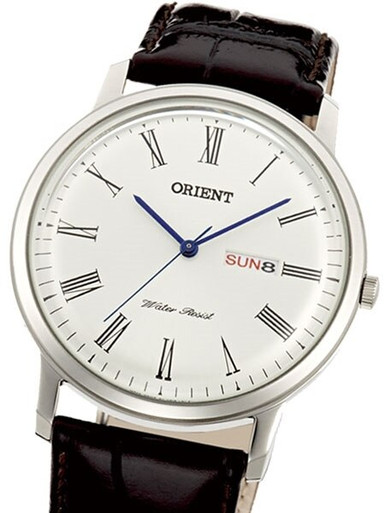 Orient Capital 2 Quartz Analog Dress Watch with Day and Date #UG1R009W