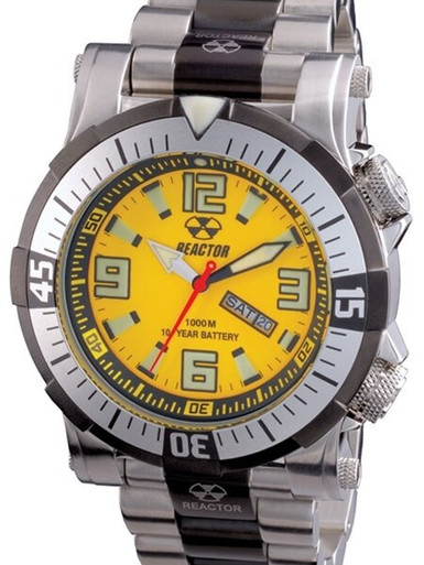 Reactor Poseidon SS 1000 Meter Dive Watch with SuperLuminova ...