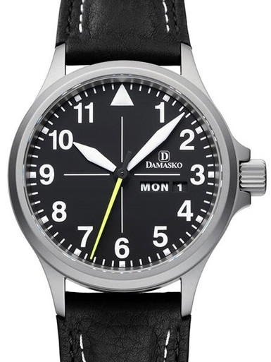 Damasko DA36 Swiss Automatic Pilot Watch with Black Dial and Sapphire ...