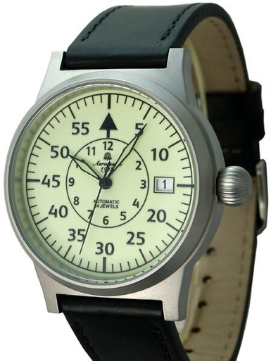Aeromatic 1912 Automatic Aviator's Watch with Luminous Dial #A1322X