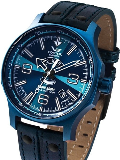 Vostok-Europe Radio Room, Automatic Watch with a Blue Case and Dial ...