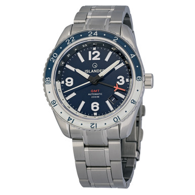 Islander Republic Traveler GMT Watch with Blue Dial #ISL-238