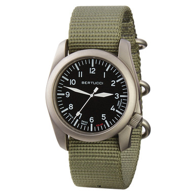 Bertucci A-4TS AERO Solar Black Dial Watch #13901