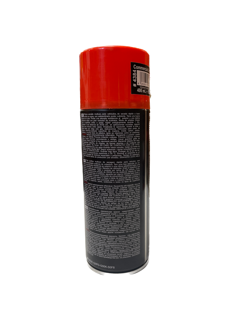 ACRYLIC PURE RED SPRAY PAINT 400ML