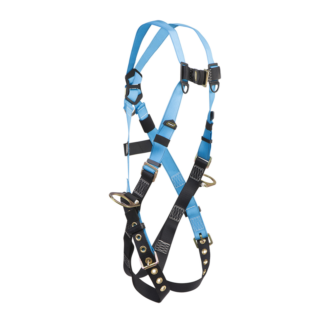 IRONWEAR FULL BODY HARNESS, 3 D-RINGS, FIVE ADJUSTMENTS, 310 LB CAPACITY