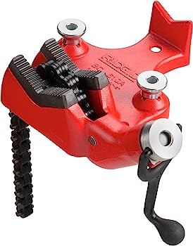 RIDGID 40210 MODEL BC610 TOP SCREW BENCH CHAIN VISE, 1/4-INCH TO 6-INCH ...