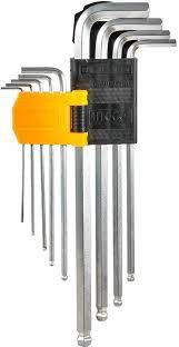 INGCO INDUSTRIAL HEX KEY 9 PCS/SET