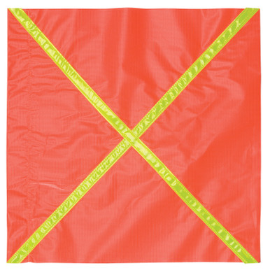 ORANGE REFLECTIVE FLAG FOR ROAD SAFETY
