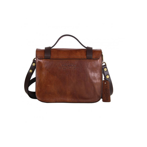 Chiarugi Classic Italian Leather Satchel Grab Shoulder Bag