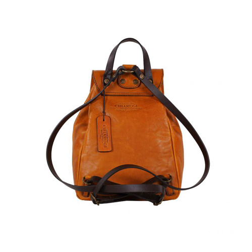 Chiarugi Italian Leather Old Tuscany Rustic Backpack