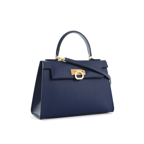 Carbotti Elena Italian designer Leather Grab Handbag