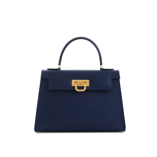 Carbotti Elena Italian designer Leather Grab Handbag