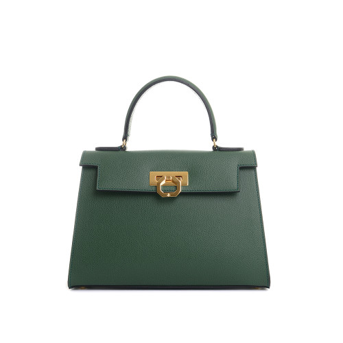 Carbotti Elena Italian designer Leather Grab Handbag