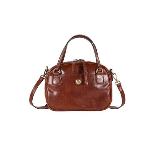 Chiarugi Classic Range Italian Leather Front Pocket Grab Handbag