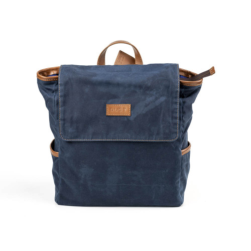 Dust Leather And Waxed Cotton Backpack
