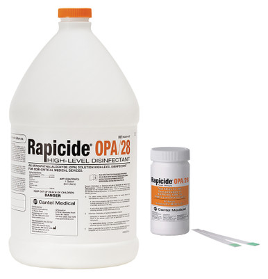 Crosstex Rapicide OPA 28 High Level Disinfectant Case of 4 Gallons ML020127