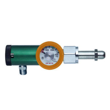 Pediatric 0-3 lpm Oxygen Regulator CGA 540 Barb Outlet Decimal Flows ...