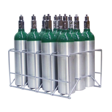 12 Cylinder Oxygen Storage Rack for M6 Tanks 150-0272