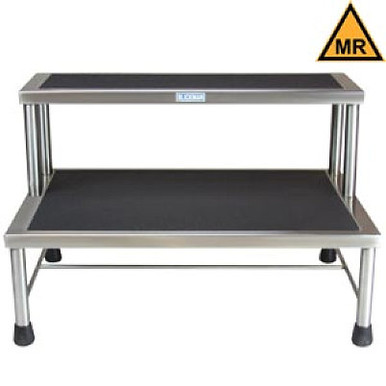 MRI Safe Stainless Steel Donnelly 2 Step Stool 1017763000