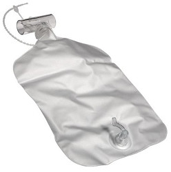 Tracheostomy Drainage Bag with T-Adaptor and Hanger case of 50