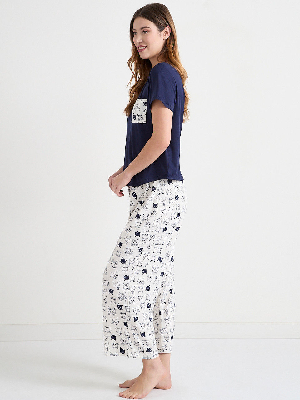 T-Shirt & Straight Leg Sleep Set | Ricki's