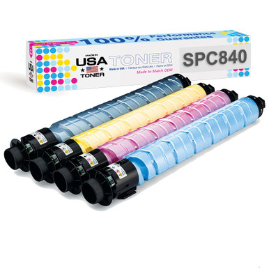 Toner for Ricoh SPC840dn, SP C842 printer, SP C840A, 821255, 821256 ...