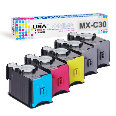Compatible Toner for Sharp MX-C30NT, MX-C250F, C300P, C300W, C301W ...