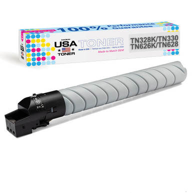 Compatible Konica Minolta TN328K, TN330K, TN628, TN626K Black Toner