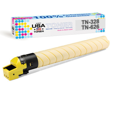 Compatible Konica Minolta bizhub TN328Y, TN626Y, ACV1230, AAV8230 ...