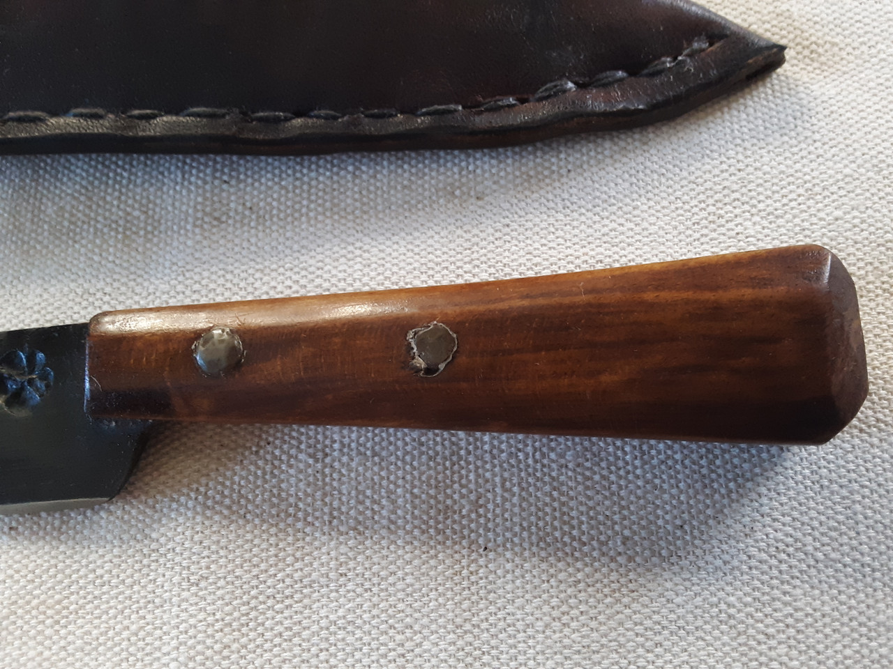 Traditional 18th century french boucheron half tang trade knife #2