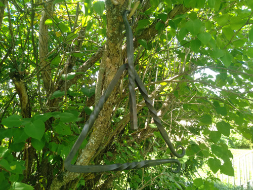 Hand forged dinner triangle