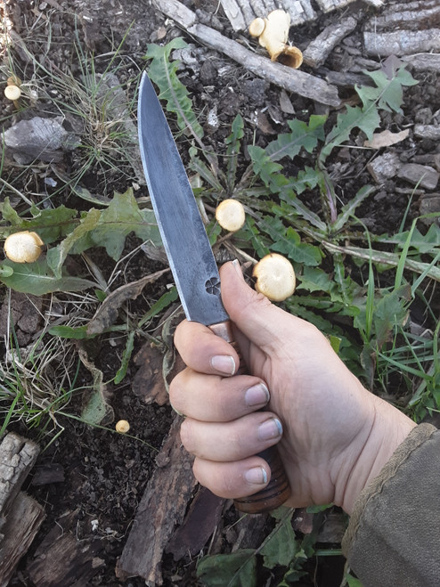 Dutch style trade knife with straight back blade