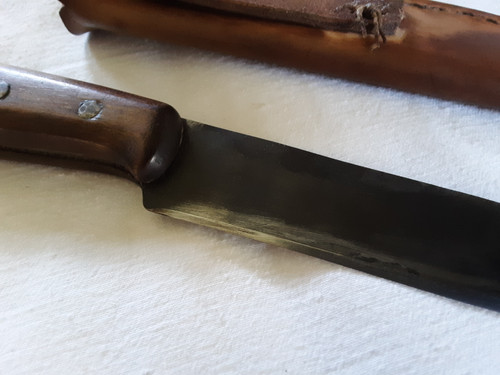 Traditional 18th century half tang longhunter knife