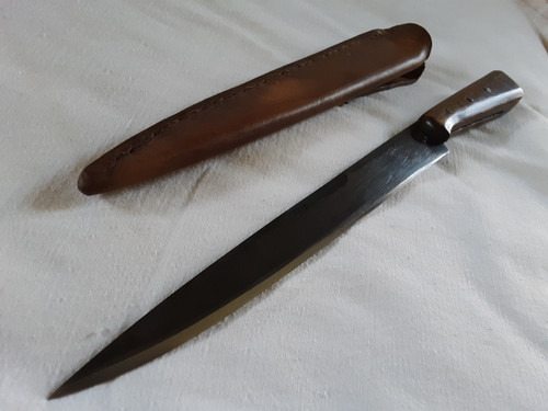 Traditional 18th century half tang longhunter knife