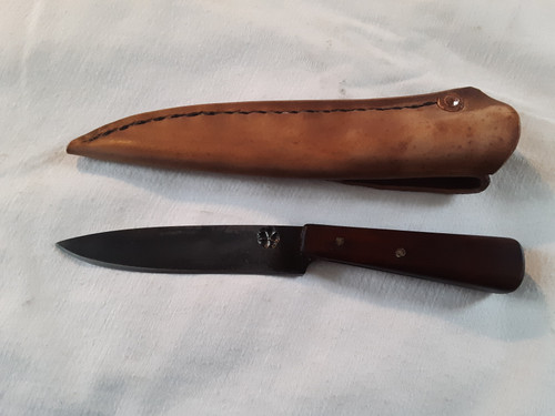 French Boucheron style trade knife with cherry handle
