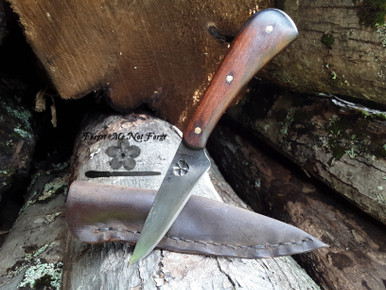 Cherry handle patch knife