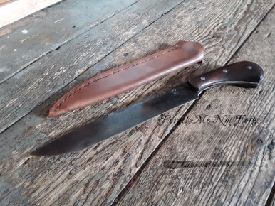 Traditional 18th century walnut handle longhunter knife