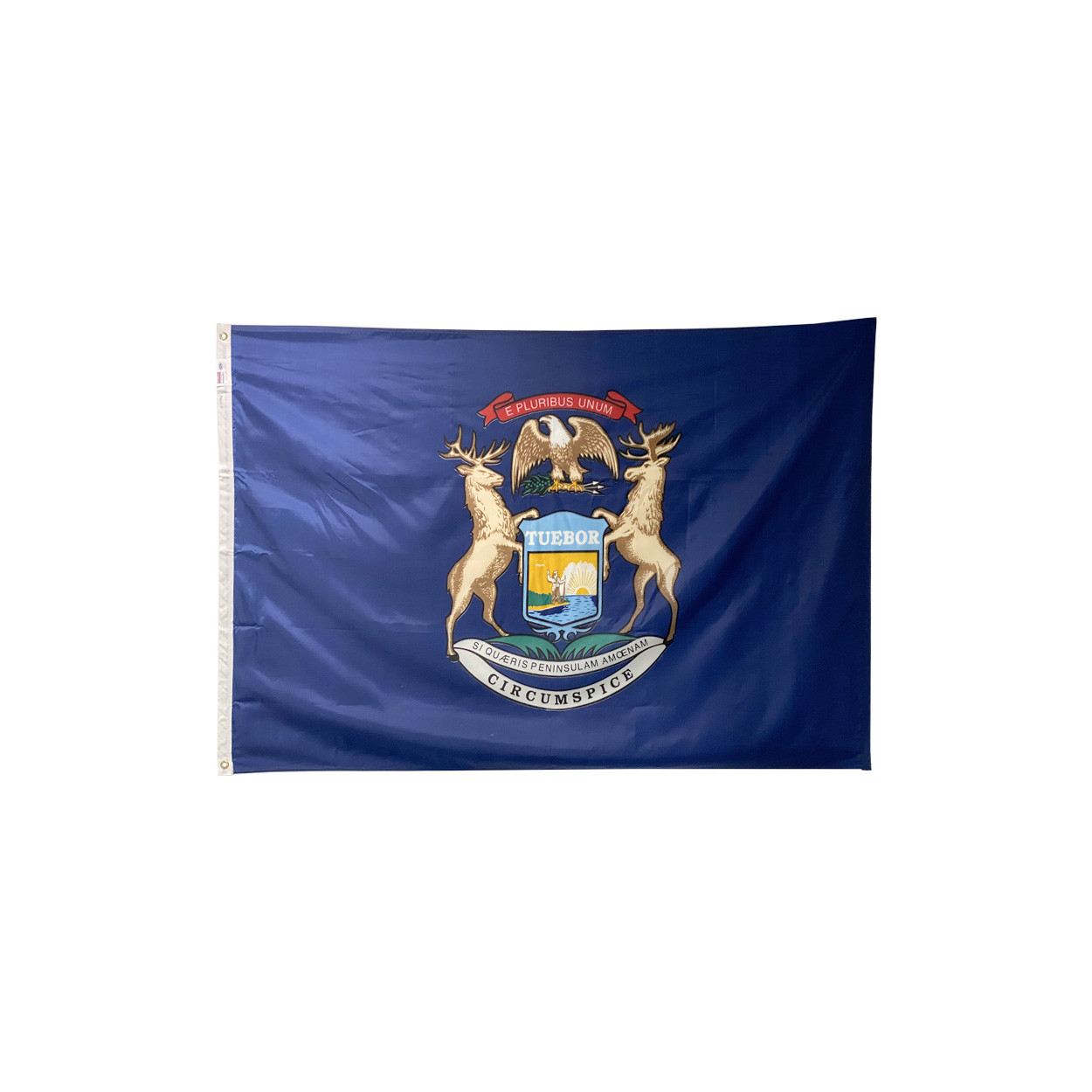 Michigan State Flag – Nylon Outdoor & Indoor Parade Flags Made in USA