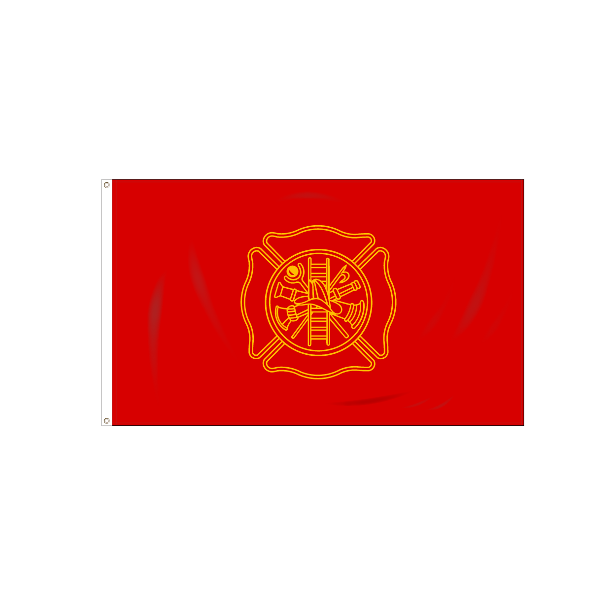 3'×5' Fire Rescue Nylon Flag – Digitally Printed & Sewn, Made in USA