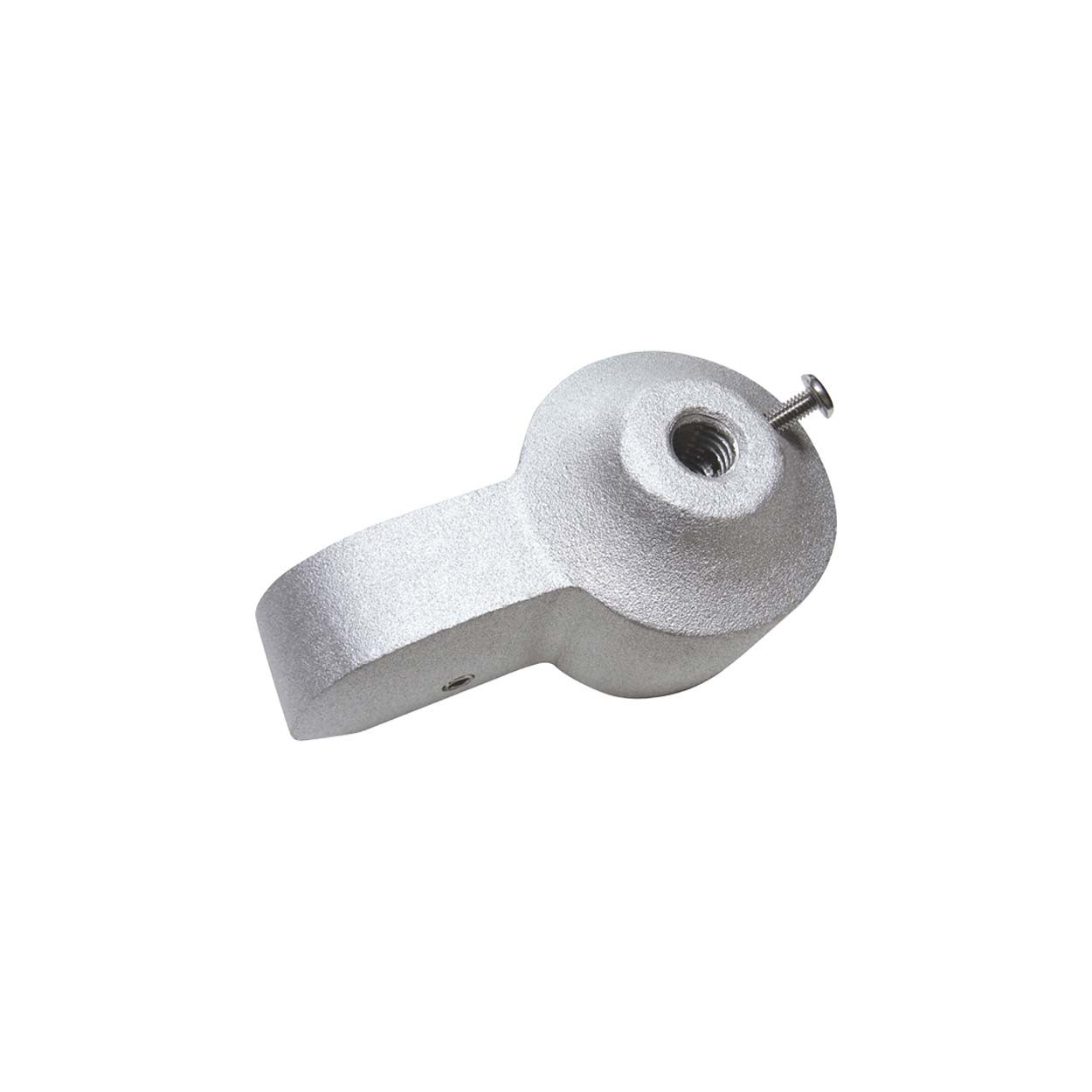 External Halyard Flagpole Truck – Cast Aluminum, Single Pulley