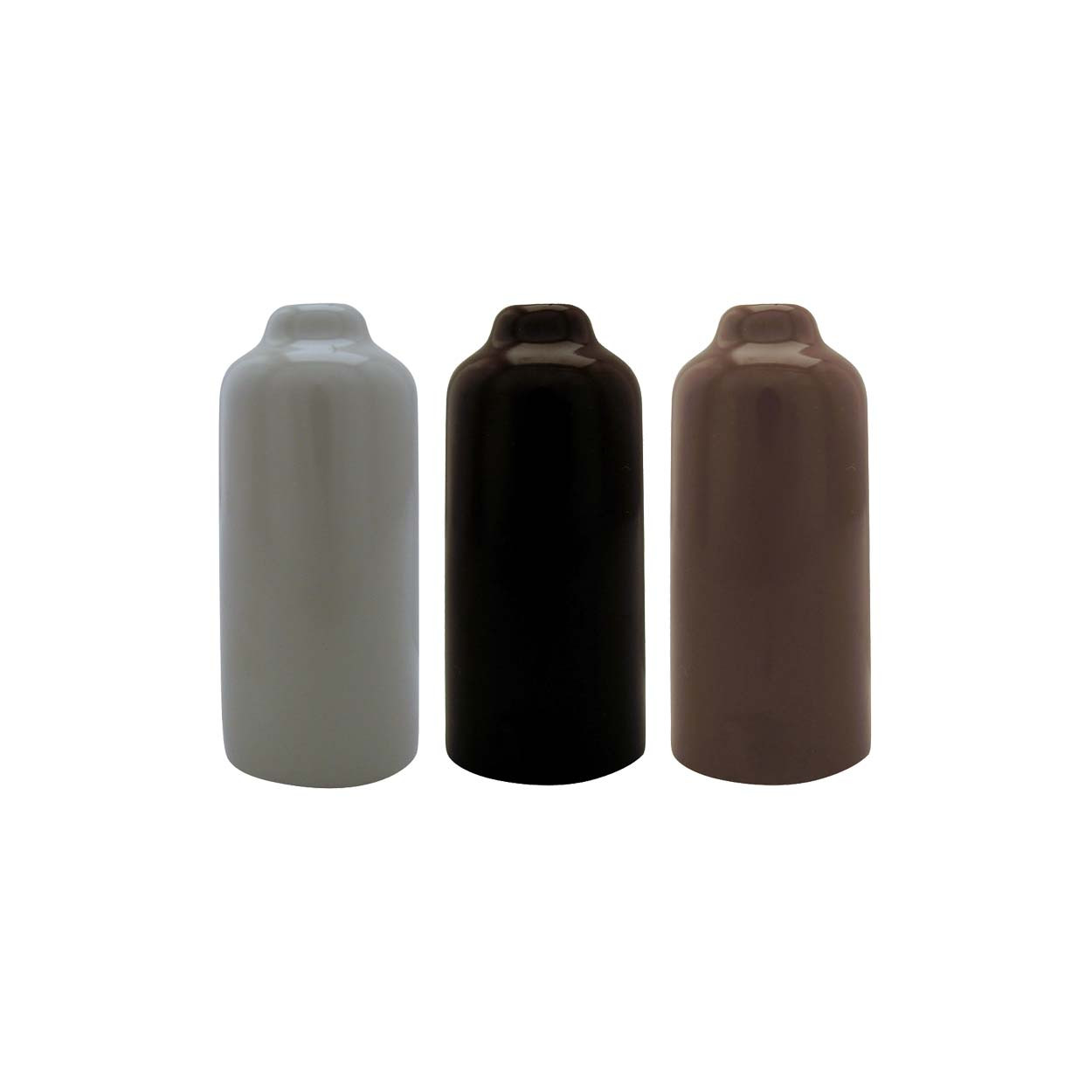 Vinyl Snap Covers for Flagpole Clips – Gray, Brown & Black