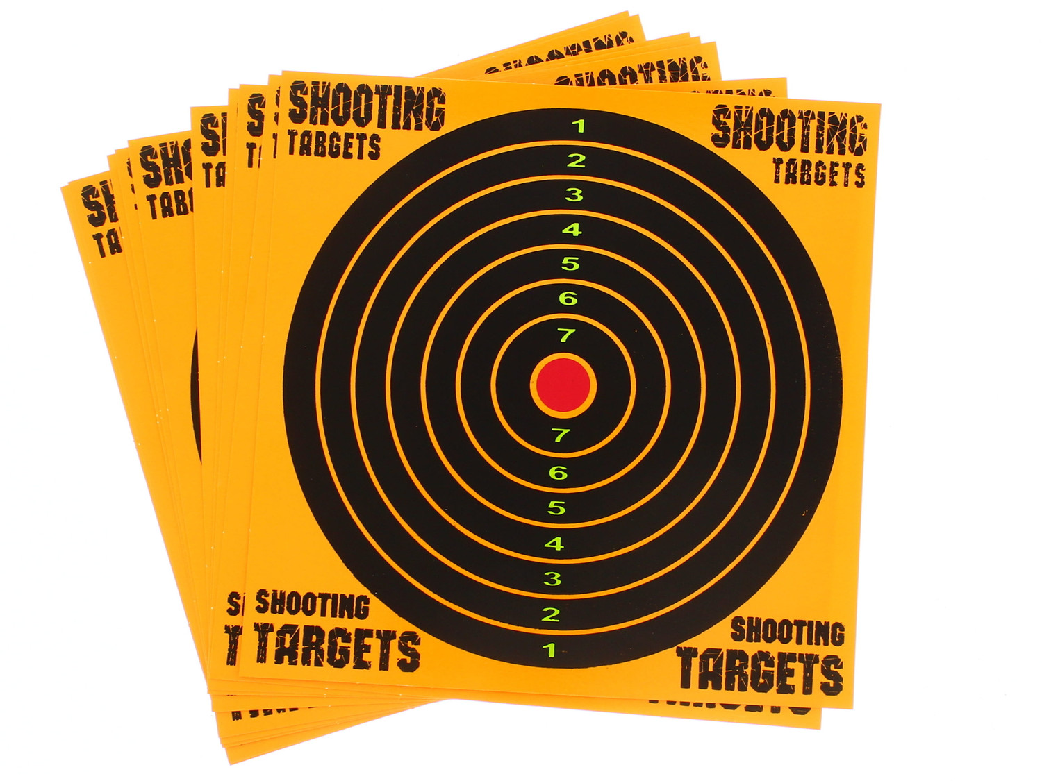 Blackviper 10 Pcs Card Airsoft Gun Shooting Target in Orange (8 ...